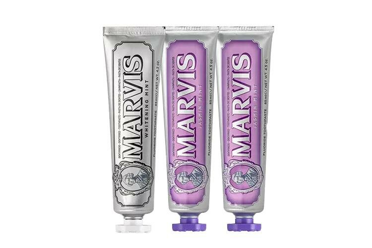 Набор зубных паст унисекс Marvis Flower Sea Mint, 2/3/4 тюбиков, аромат цветочного моря и мяты