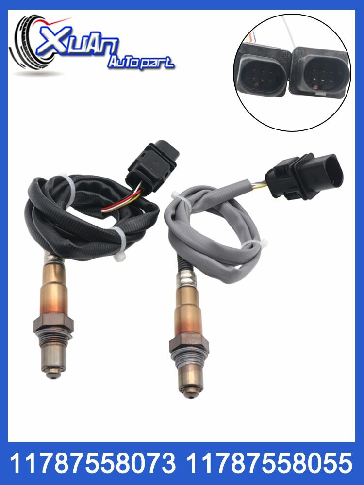 11787558073 11787558055 234-5138 234-5139 2PCS кислородный датчик Подходит для BMW E82 E83 E88 E90 E91 E92 E93 128i 328i 328xi xDrive X3 3.0L,