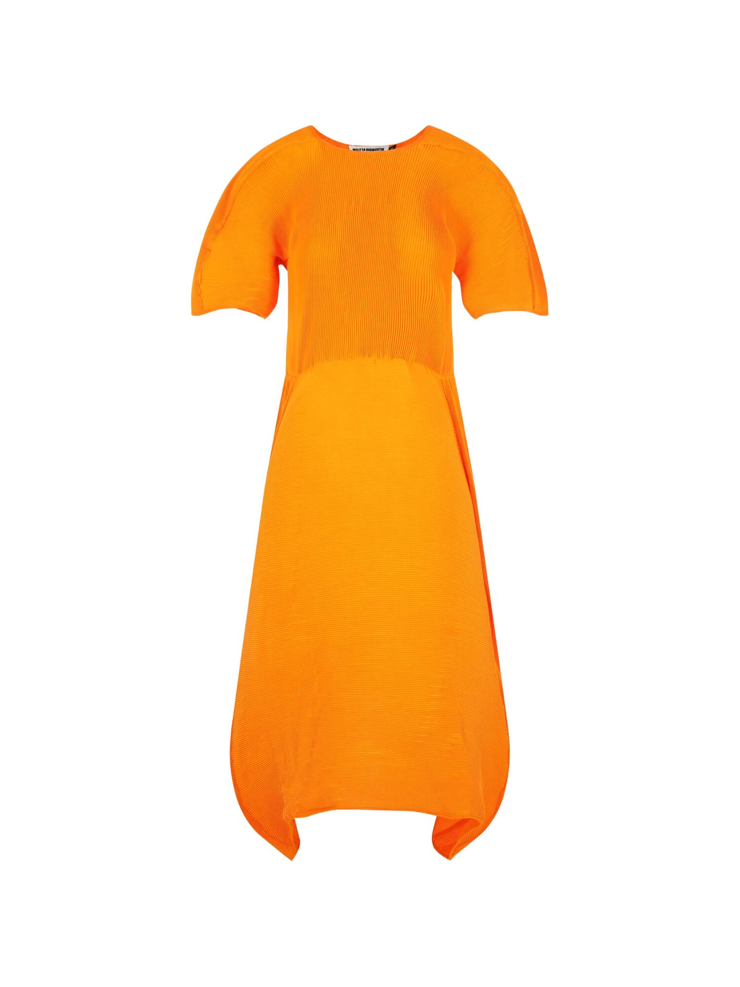 Платье Pleated curved-hem dress
