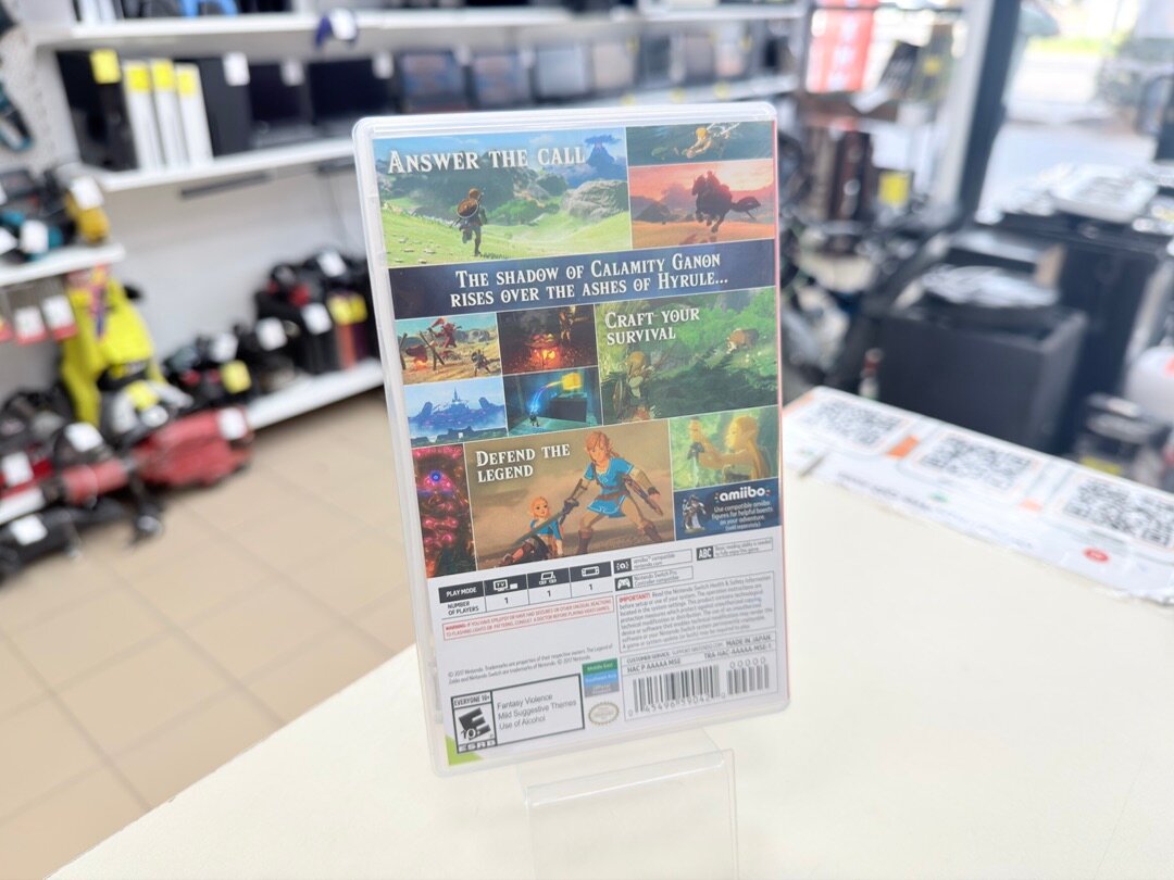 Игра Nintendo The Legends Of Zelda Breathe of the Wild б\у