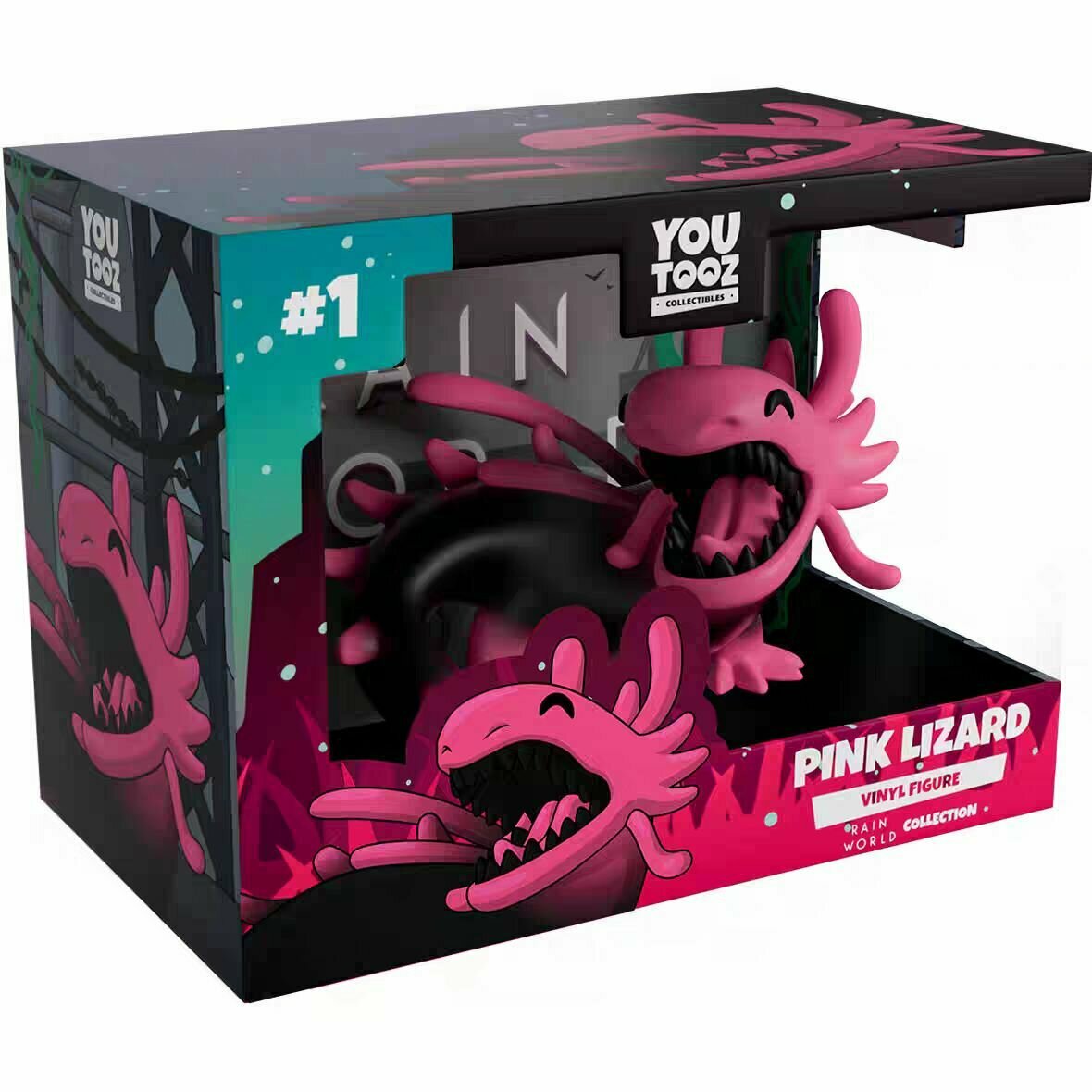 Youtooz Коллекционная фигурка " Rain World", Pink Lizard,7.6cm