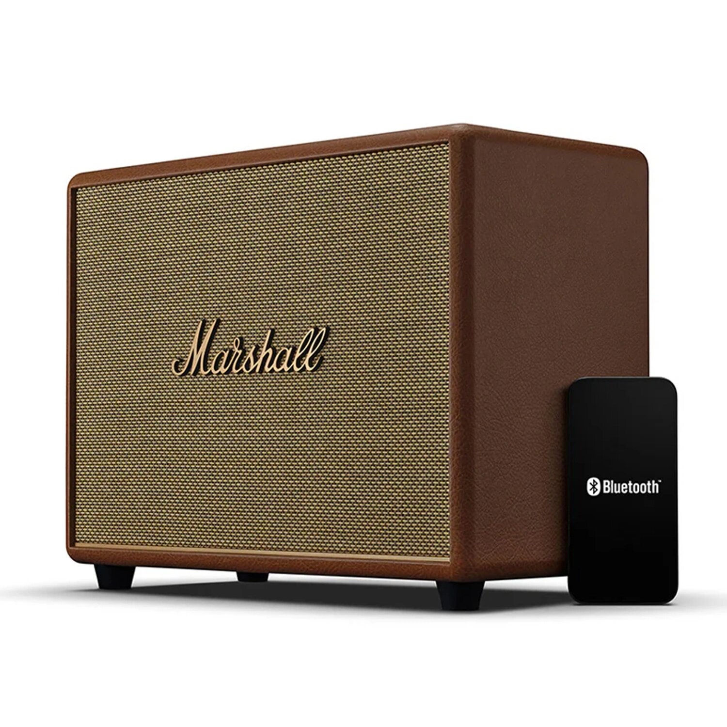 Портативная акустика Marshall Woburn, сенсорное управление, коричневый
