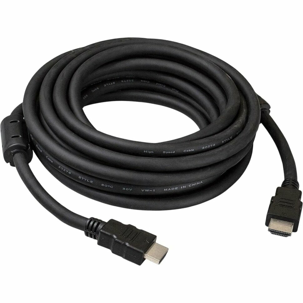 Кабель HDMI ExeGate EX-CC-HDMI2-5.0F 19M/19M, v2.0, 5м, 4K UHD, Ethernet, 1599536