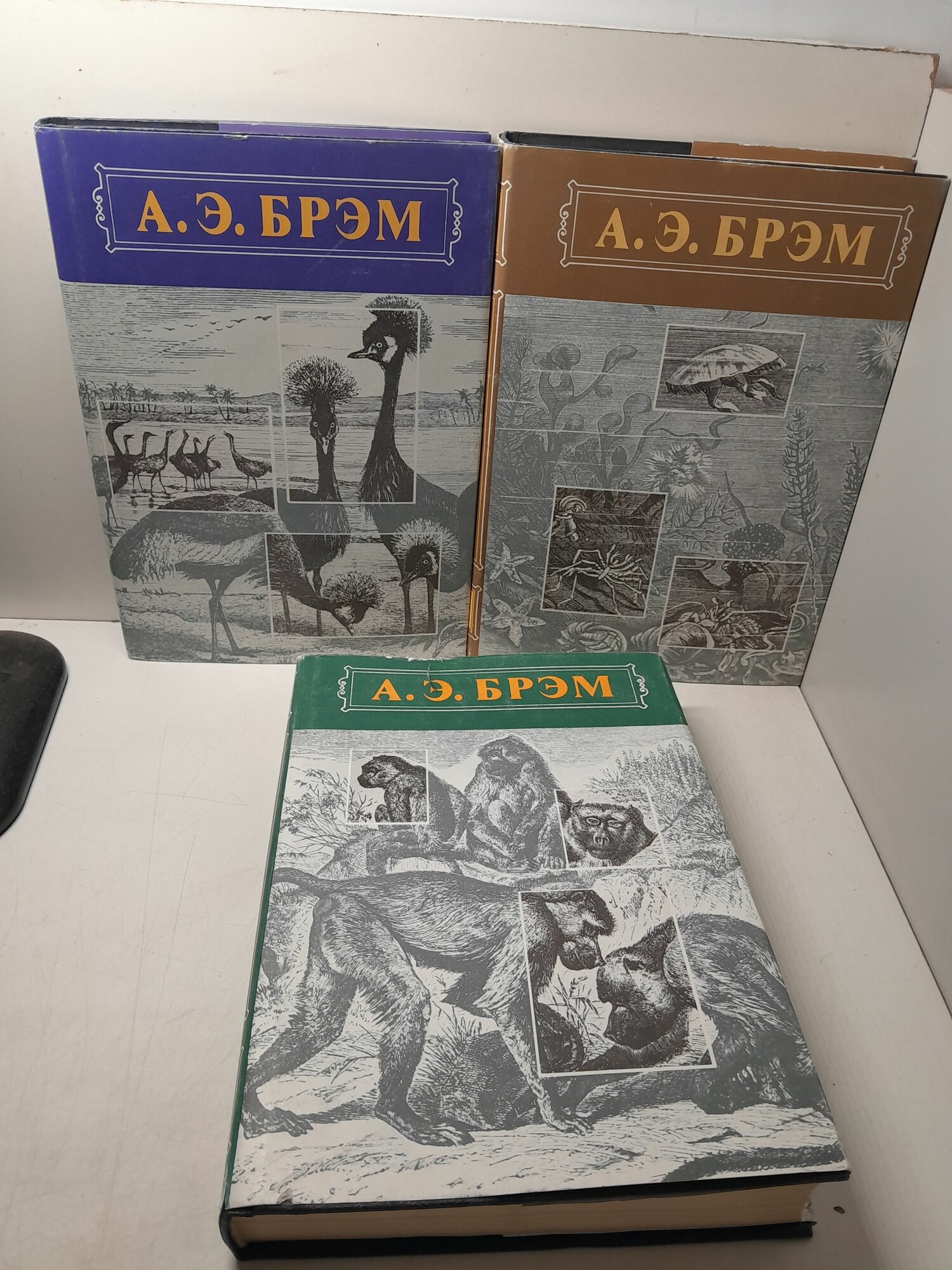 Жизнь животных (комплект из 3 книг) / Брэм Альфред Эдмунд
