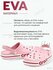 Мюли crocs из EVA, розовые, легкие YO0U7Y3CHT для пляжа, бассейна, повседневного...
