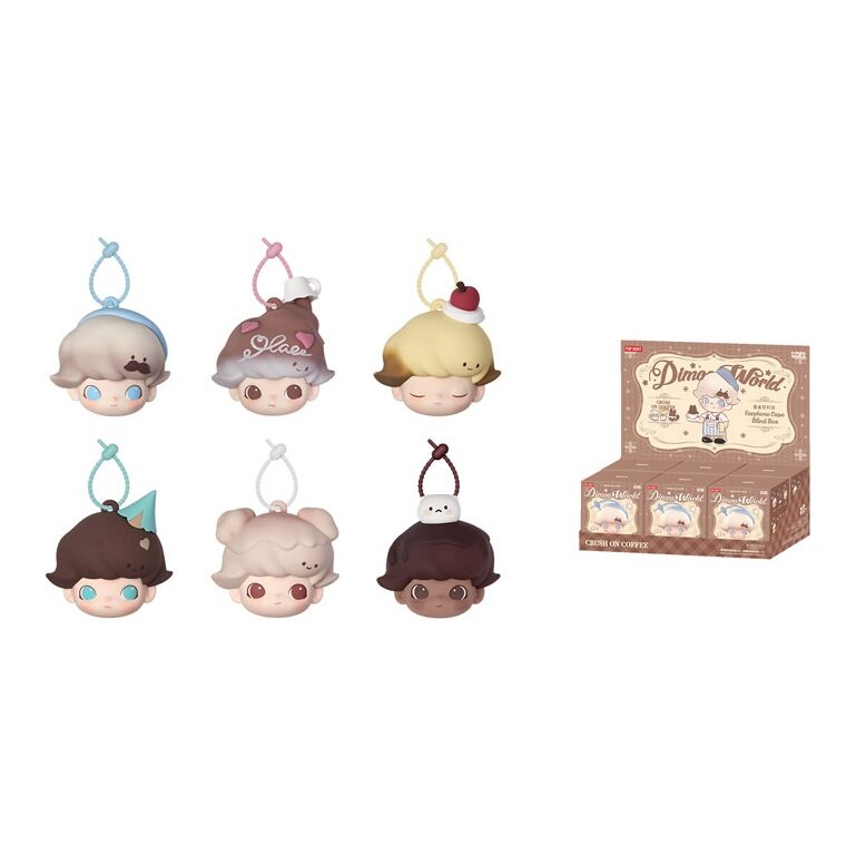 POP MART Heartbeat Custom Collection Dimoo Слепые коробки 1 слепой бокс Целая коробка 6 шт