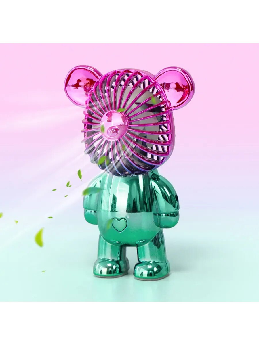 Graffiti Bear ручной вентилятор с градиентом, 3 режима