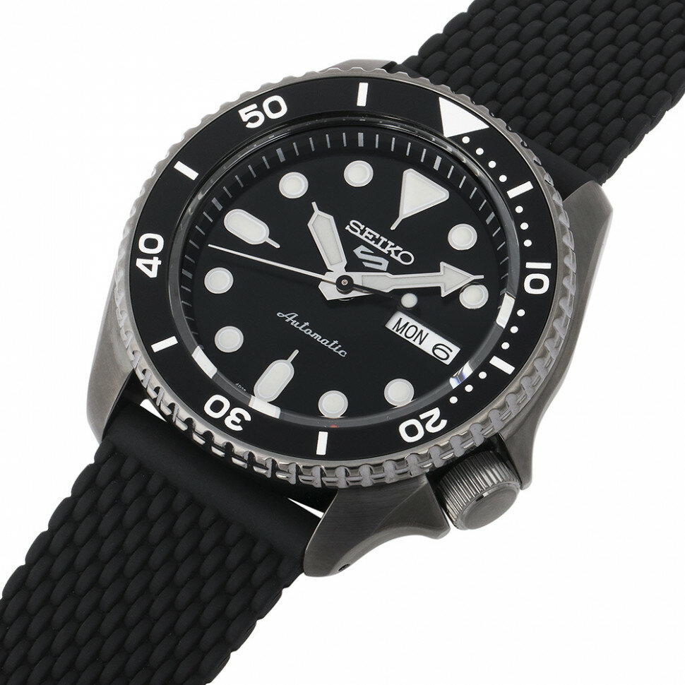 Наручные часы SEIKO 5 Sports, черный — фото 1