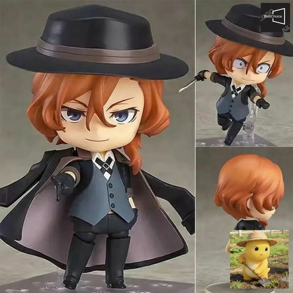 Фигурка Nendoroid Чуя Накахара из аниме Bungo Stray Dogs, коллекционная модель 10 см, ПВХ