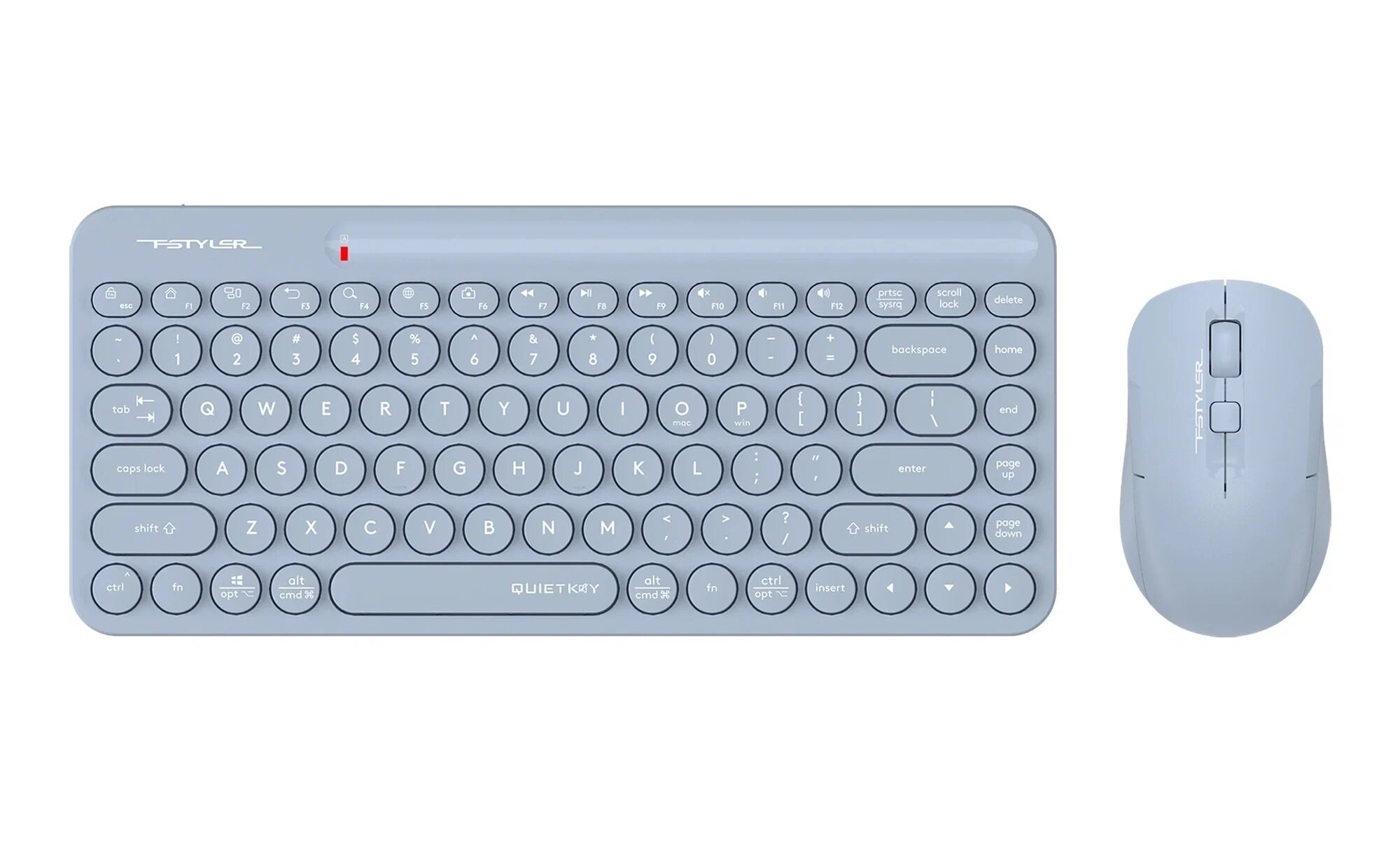 Комплект клавиатура+мышь A4Tech Fstyler FG3200 Air2 синий/синий