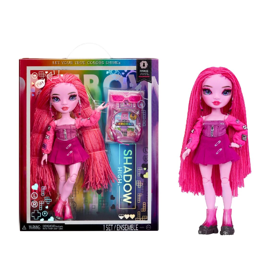 Кукла MGA Shadow High Лаванда Линн и Пинки Джеймс Pinkie James