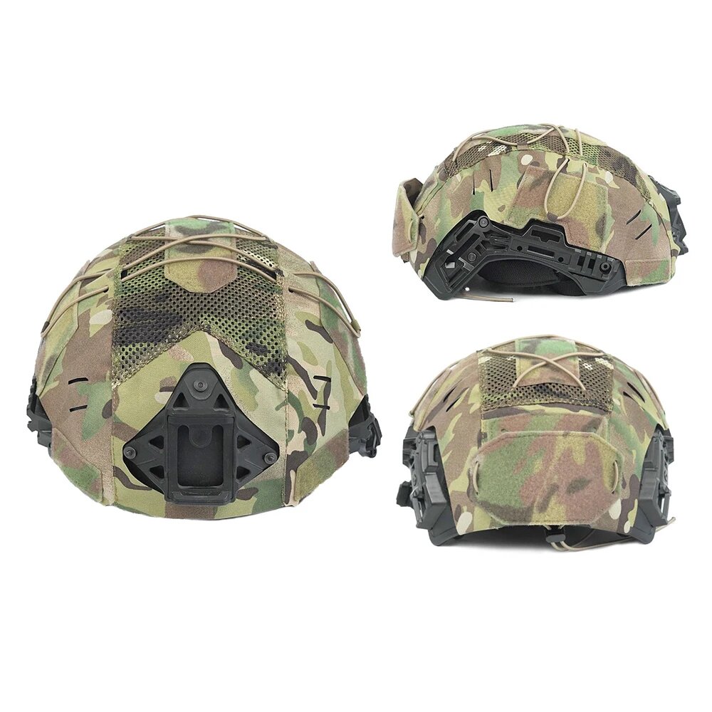 Чехол для шлема DMGear Team Wendy 3.0 сетчатый черный/Ranger Green Camo