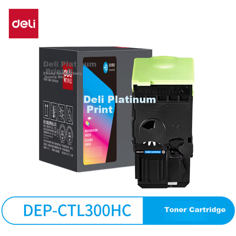 Картридж Deli CTL-300HC совместимый с принтерами Pantum CP2500 PLUS Зеленый 5000 страниц высокая емкость Цвет：Зеленый