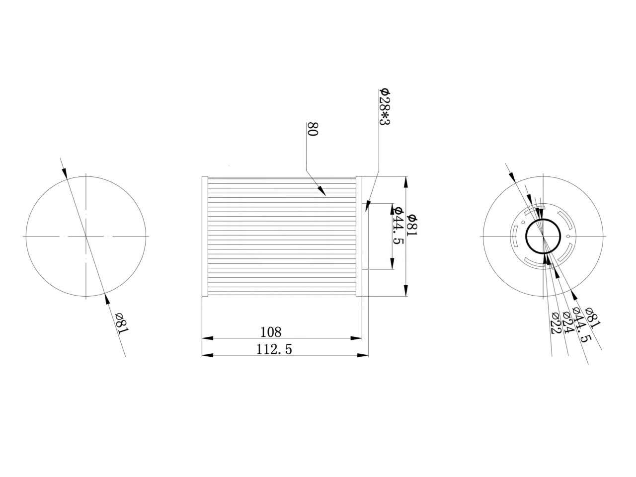 UNIO FLT-50028 (1471765 / 1802052 / 30681552) фильтр топливный (eco) Ford (Форд) Mondeo (Мондео) IV 07-, Volvo (Вольво)