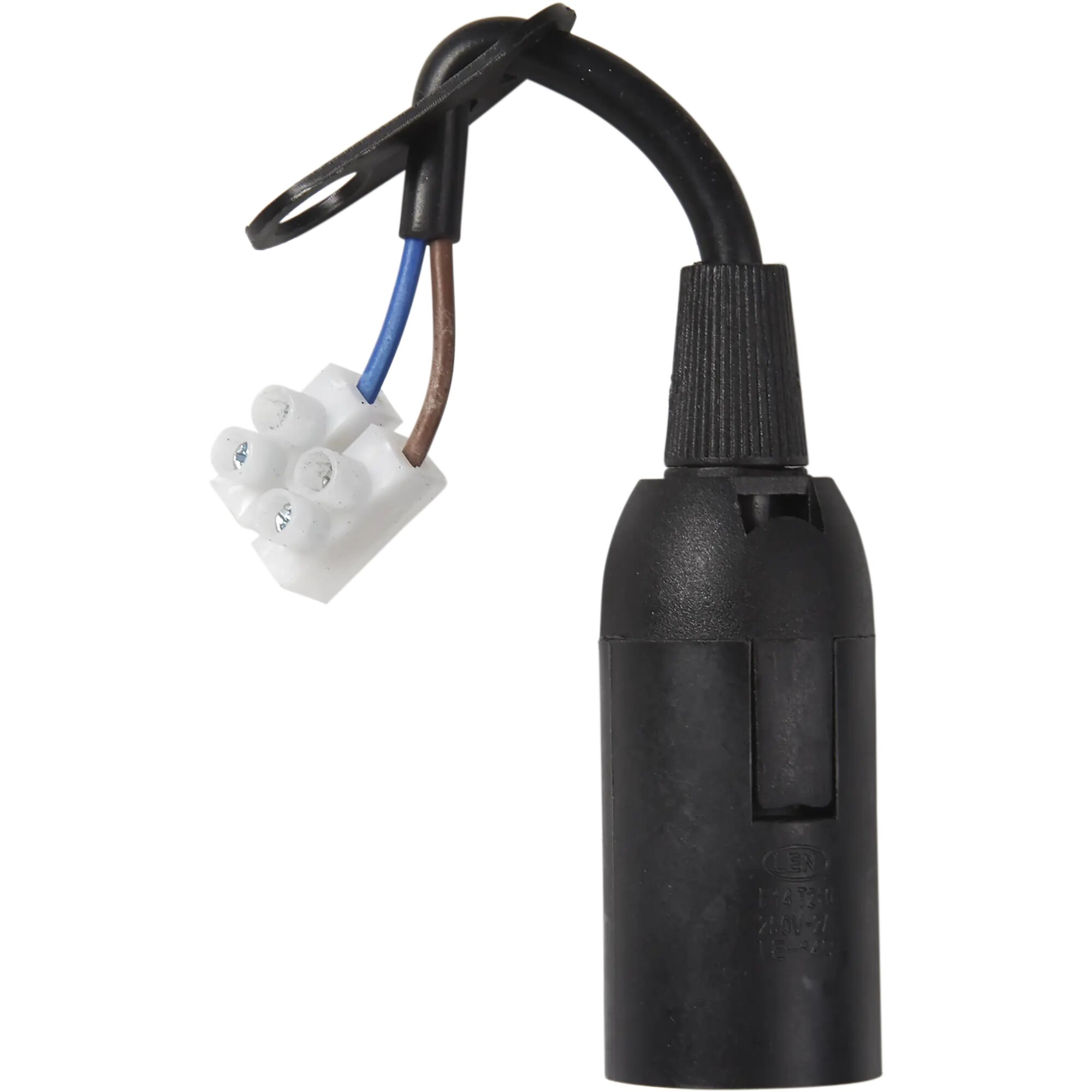 Патрон подвесной пластиковый Oxion E14 с клеммой для светильников и лампочек