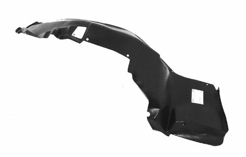Подкрылок AKRADO, для Chevrolet Lanos, передний, левый, полимерный, чёрный