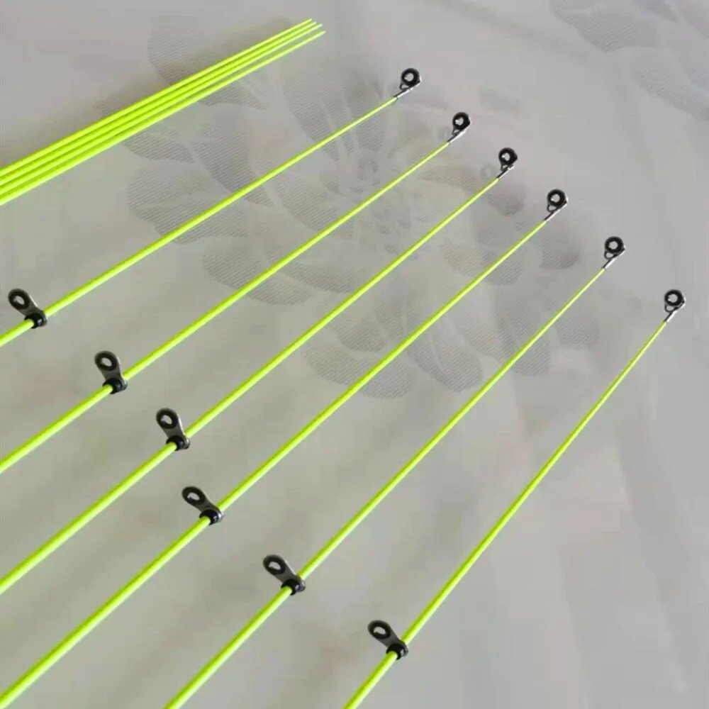 2025 с верхним кольцом, наконечник удочки, выдвижная зимняя спиннинговая удочка из углеродного волокна, портативная удочка из стекловолокна, зимняя рыбалка