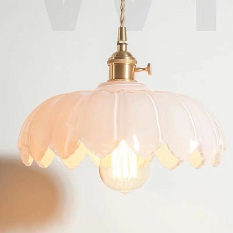 Люстра, E27, стекло, мощность 10-15 м², светодиодная, античный стиль