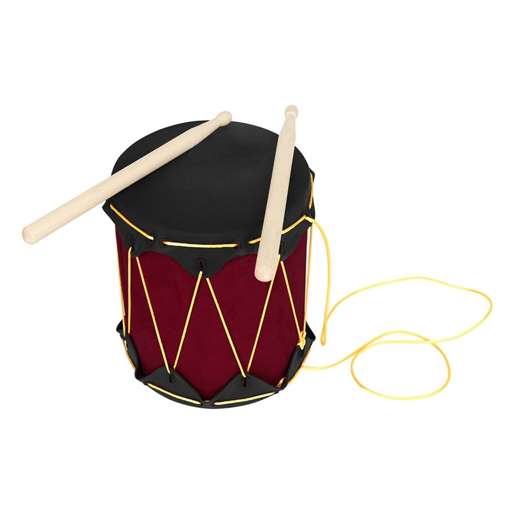 Портативный Индийский Барабан Orff с Голенью, Двусторонний Резиновый Ручной Барабан, Бубен, Ударный Инструмент, Музыкальная Игрушка