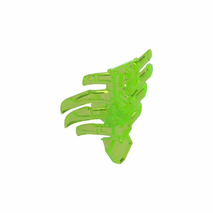 Броня Lego Bionicle Spine Armor with 8 Ribs 20473 Trans-Light Bright Green U