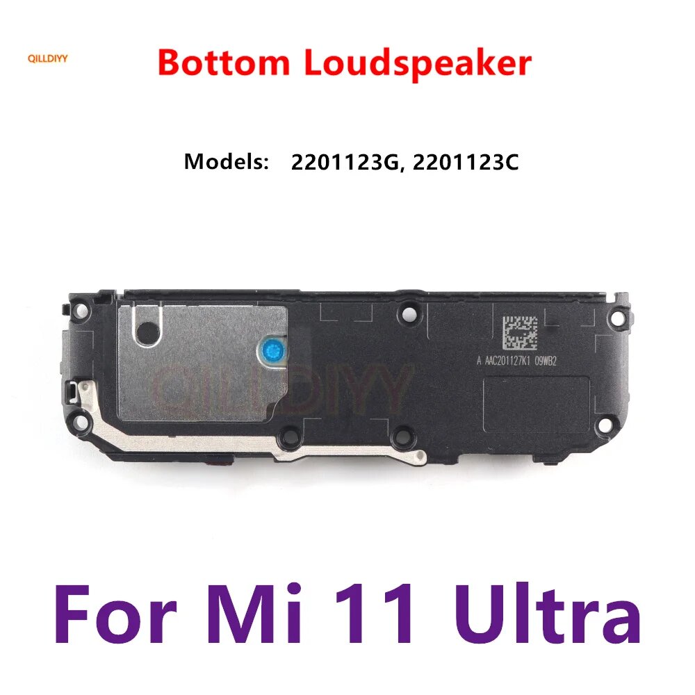Нижний громкий динамик, модуль звонка зуммера для Xiaomi Mi 11, запасная часть Ultra