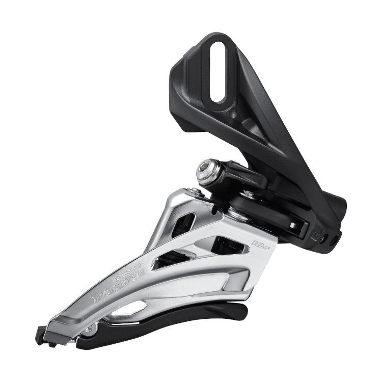 Переключатель передний Shimano Deore M4100-D side swing, direct mount, уг:64-69 2x10ск, 38T