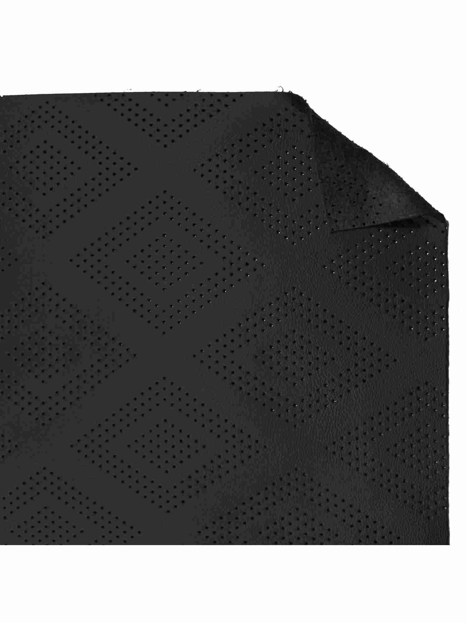 Экокожа на микрофибре «Belais» Nappa ETN (чёрная, ширина 1,4 м, толщина 1,2 мм.) перфорация DIAMOND II belais #22511