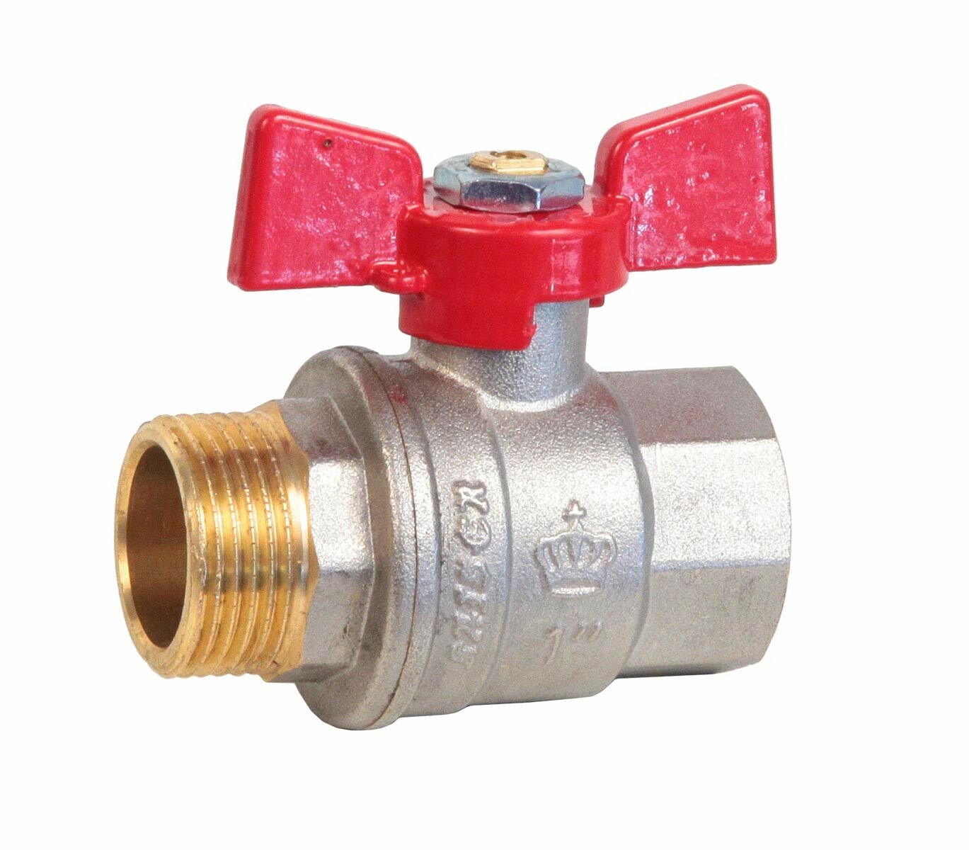 Кран KAISER 807-1 г/ш бабочка усиленный 1"