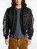 Бомбер ALPHA INDUSTRIES, размер 48, черный