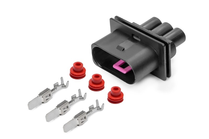 Разъем (3pin) 3 контакта вентилятора радиатора охлаждения двигателя для Audi, Seat, Skoda, Volkswagen (Cargen)