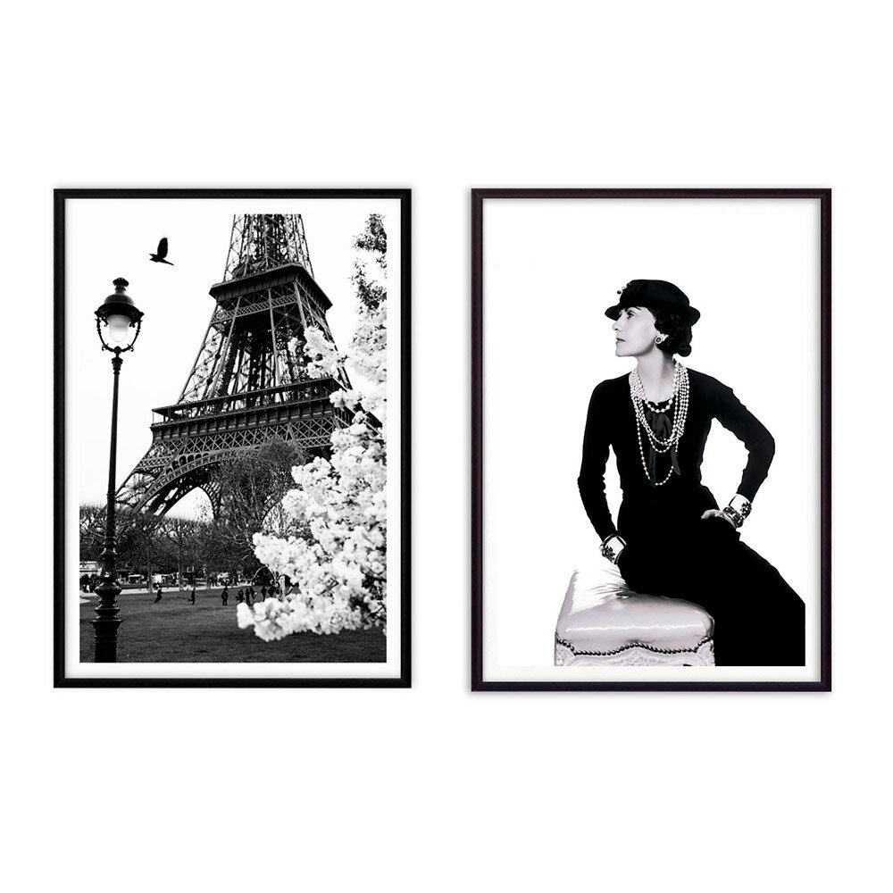 Набор постеров Коко Шанель №2, 30х40 см, 2 шт.