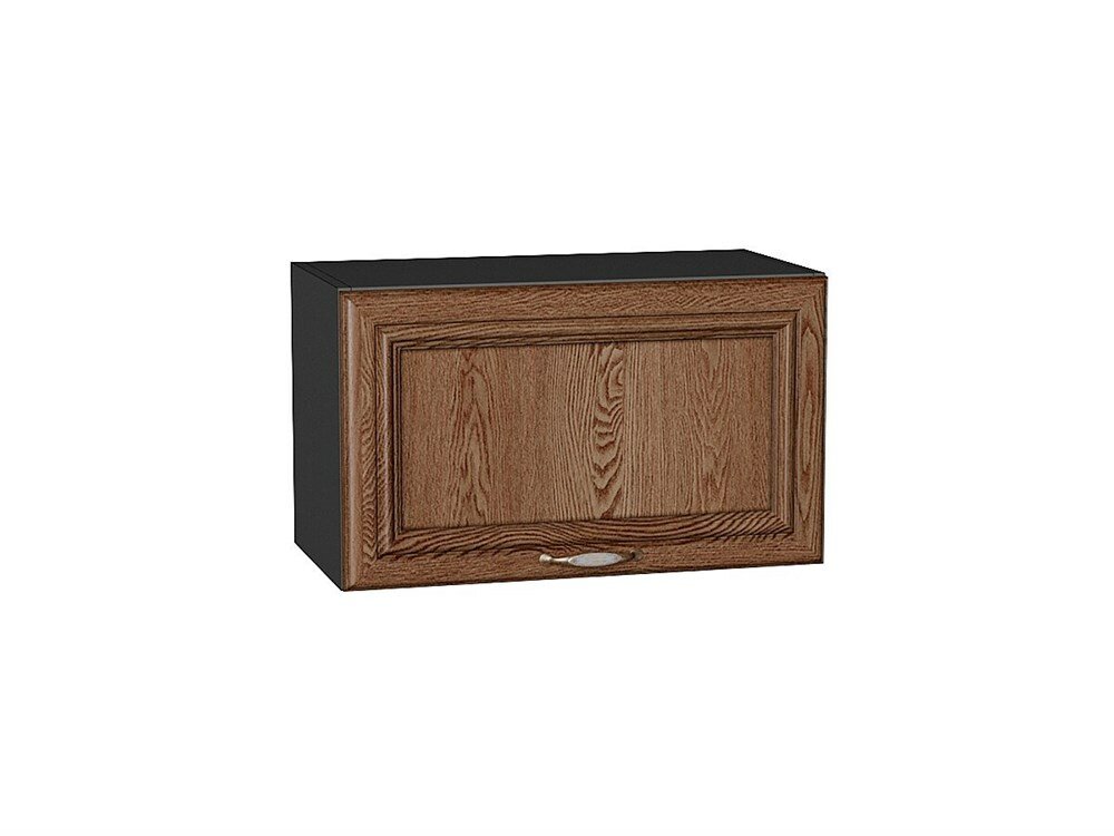 VVT Шкаф верхний горизонтальный Шале Graphite, Brown Dreamline, 600 В*Ш*Г 358*600*320, фасад МДФ Brown Dreamline, корпус Graphite Brown Dreamline