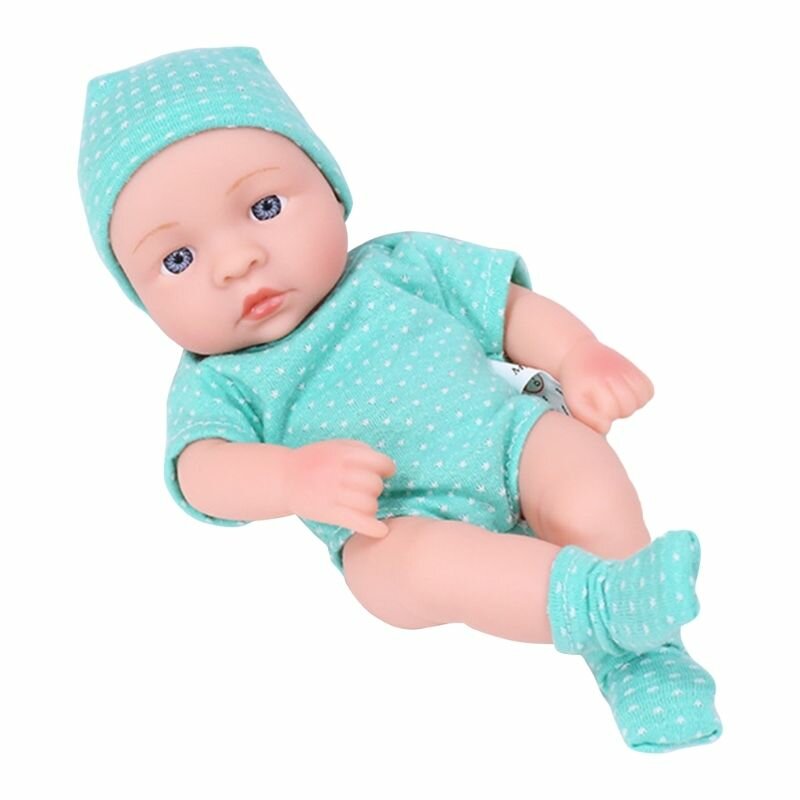 Виниловая Кукла Возрождения-Изумрудная Волна В Горошек