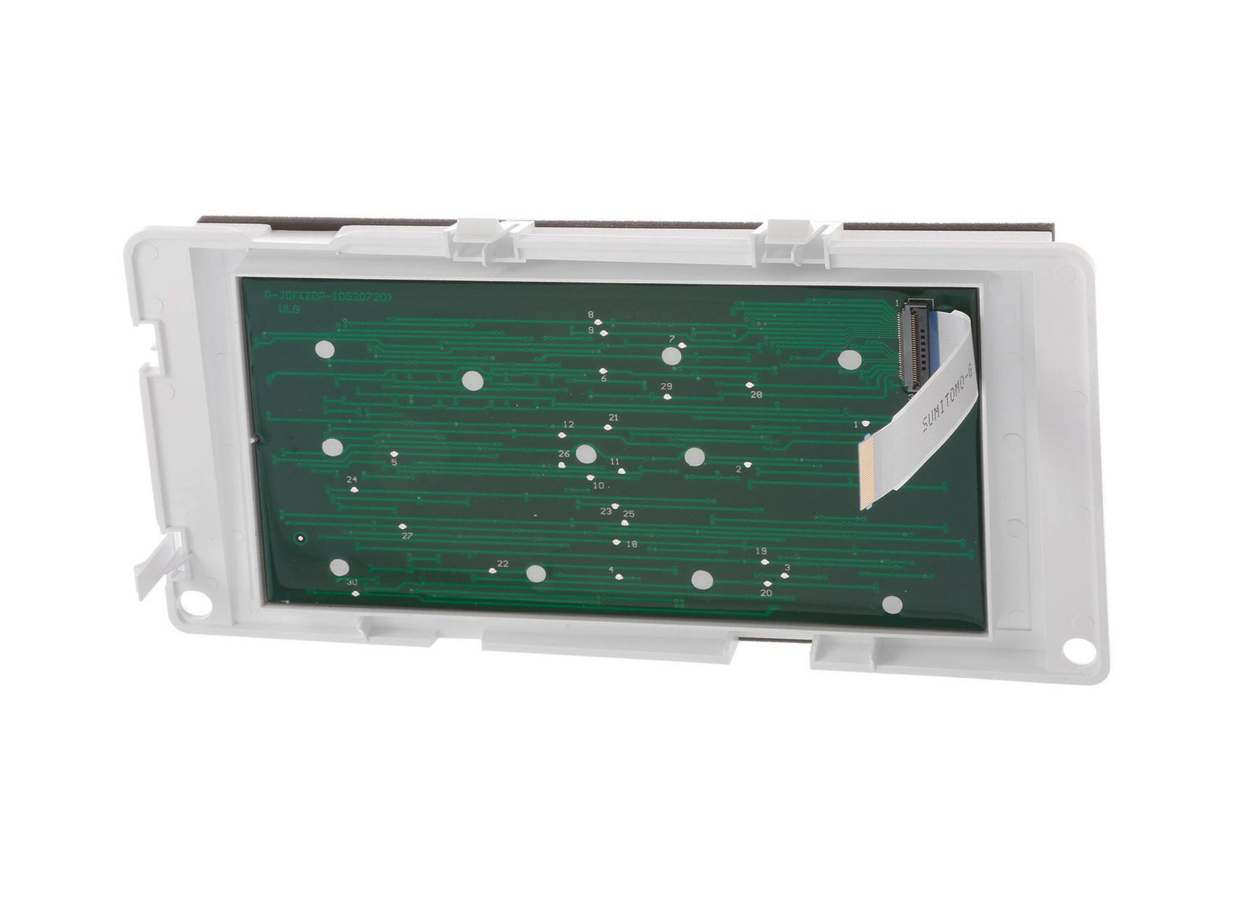 Плата индикации Bosch 12021885, для стиральных машин, металл, пластик, зеленая