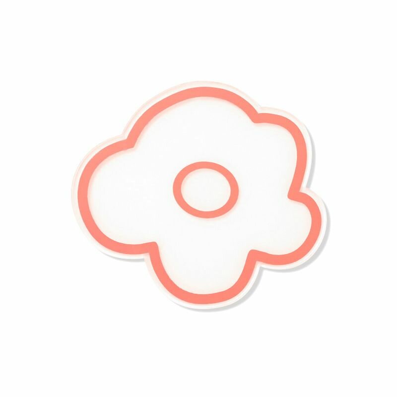 Акриловые подставки для цветов, теплоизоляция, милый цветок, прозрачные, устойчивые, нескользящие, акриловые подставки, розовые