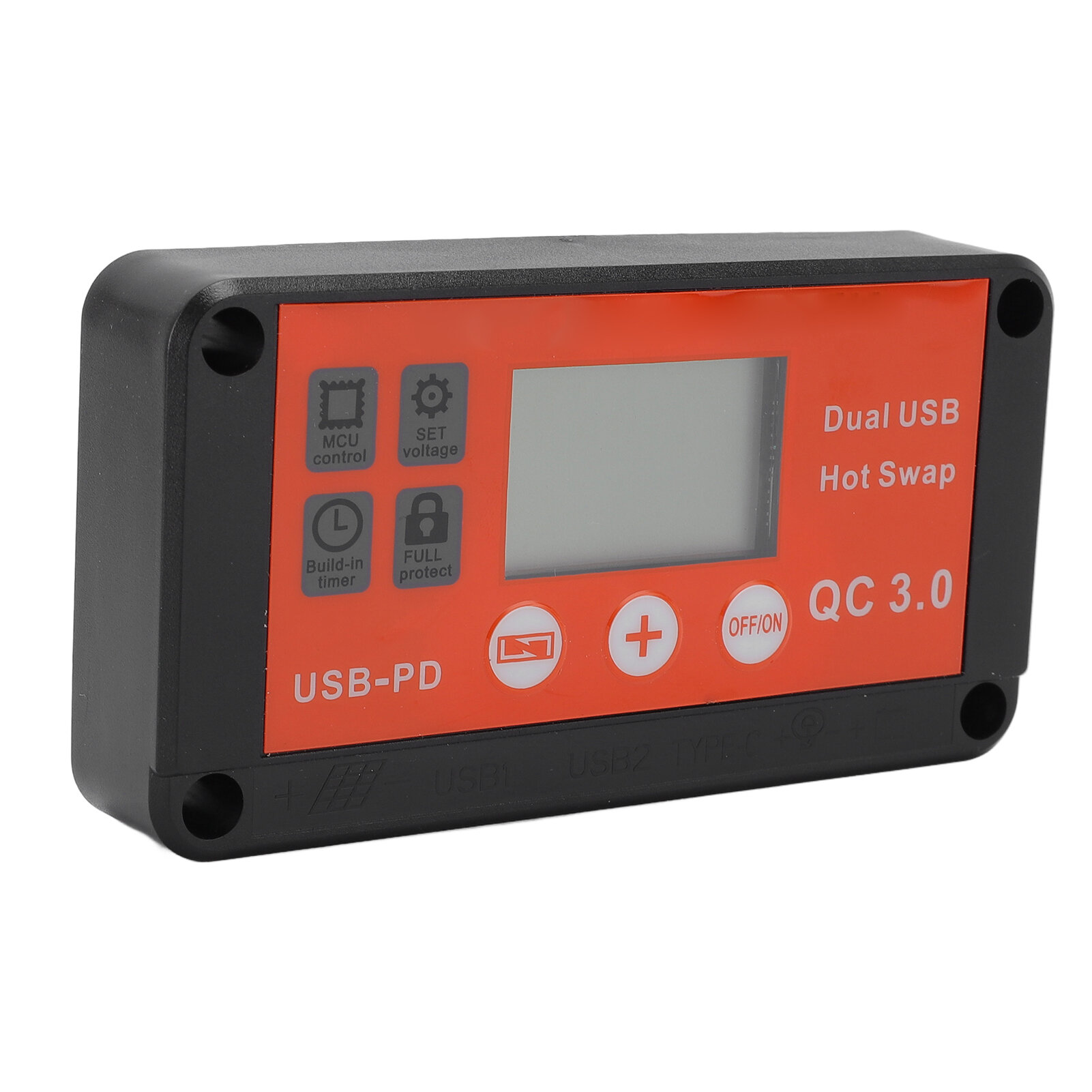 MPPT Солнечный контроллер Dual USB Smart Adjustment 12 В 24 В Адаптивная зарядка ЖК-дисплей Регулятор солнечной панели для герметичного гелевого аккумулятора 30 А