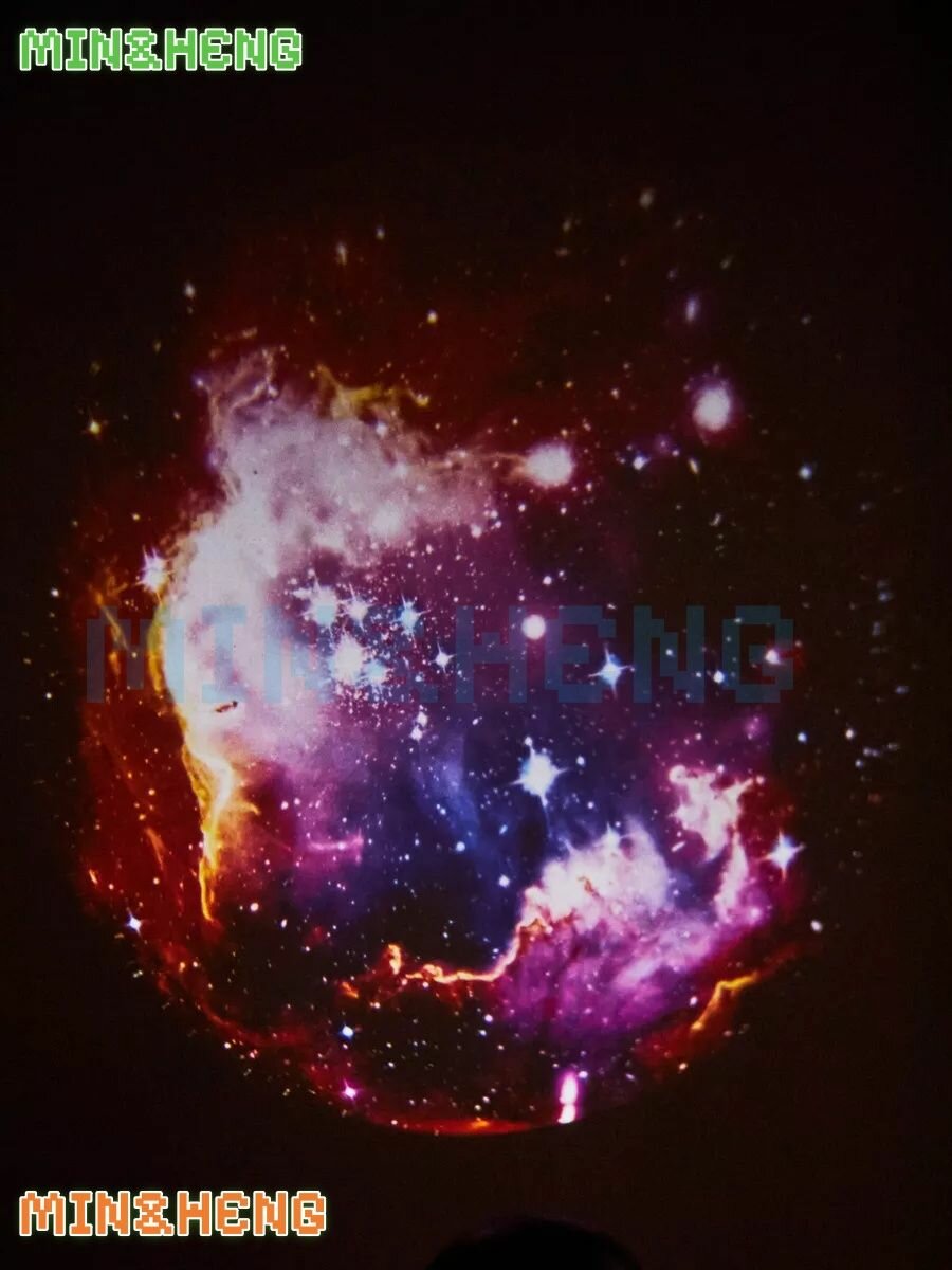 Проектор звездное небо, светильник ночник планетарий для детской комнаты и спальни, подарок детям с проекцией космоса, луна и солнечная система