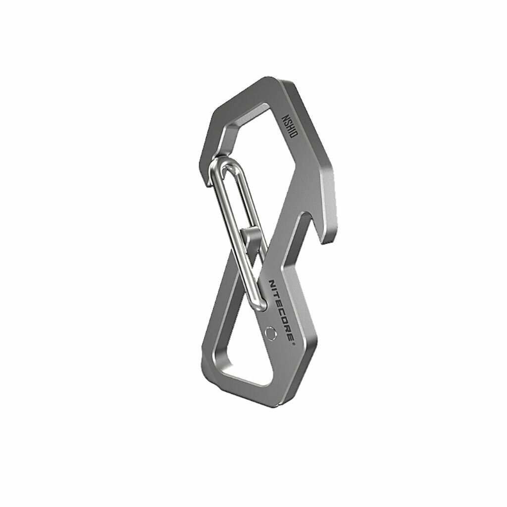 Универсальный титановый карабин Nitecore NSH10 ультралегкий 7,5 гр.