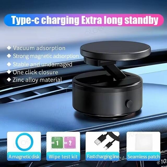 Автомобильный держатель X10, черный, для мобильных устройств, крепление на стену