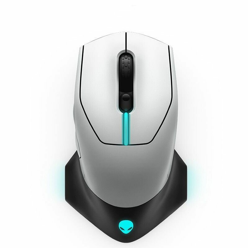 Игровая мышь беспроводная Alienware AW610M mouse, белый