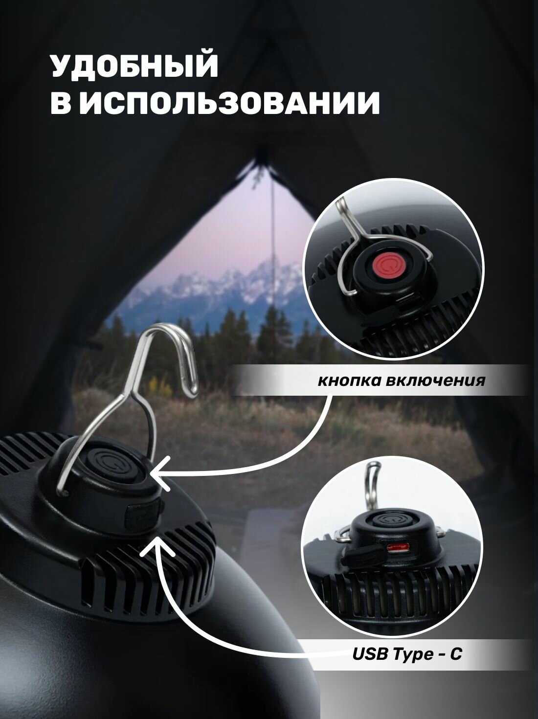 Кемпинговый фонарь — фото 1