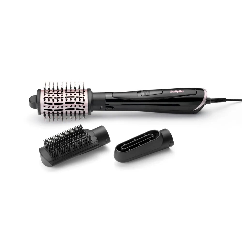 Фен-щетка BaByliss AS128E, 1000 Вт, черный, регулировка нагрева, регулировка потока