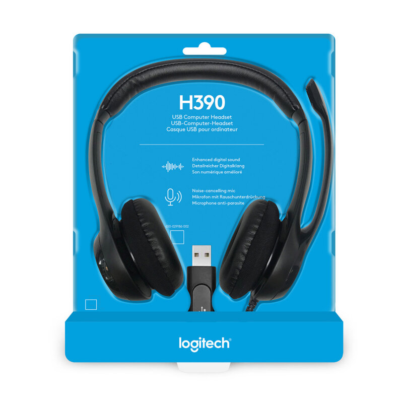 Наушники Logitech H390 Stereo Headset — фото 1