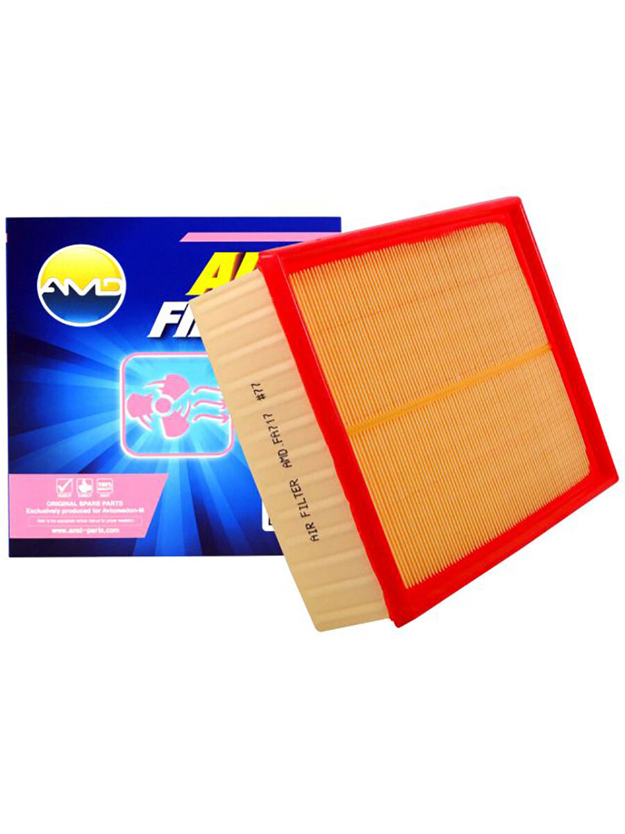 Фильтр воздушный AMD для Audi A4 B6 00-04, Audi A4 B7 05-07, Seat Exeo 09-13 FA717