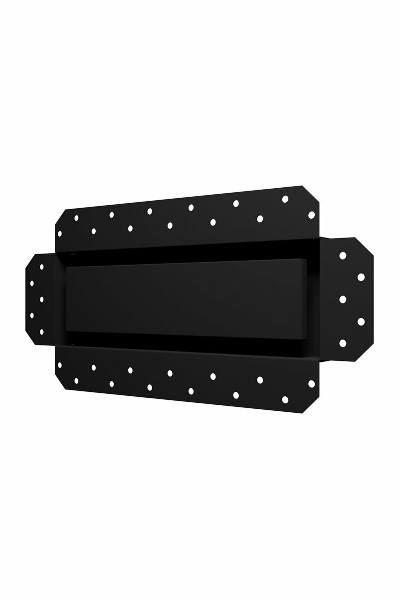 Решетка вентиляционная SGR 300х100 окраш. сталь Matt black ERA