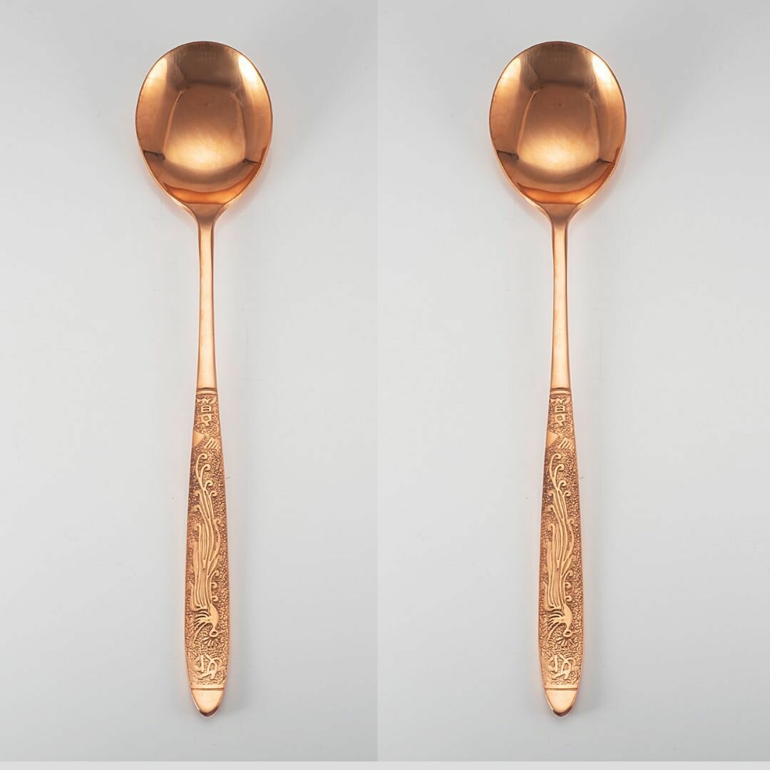 Чистая медная ложка -jua