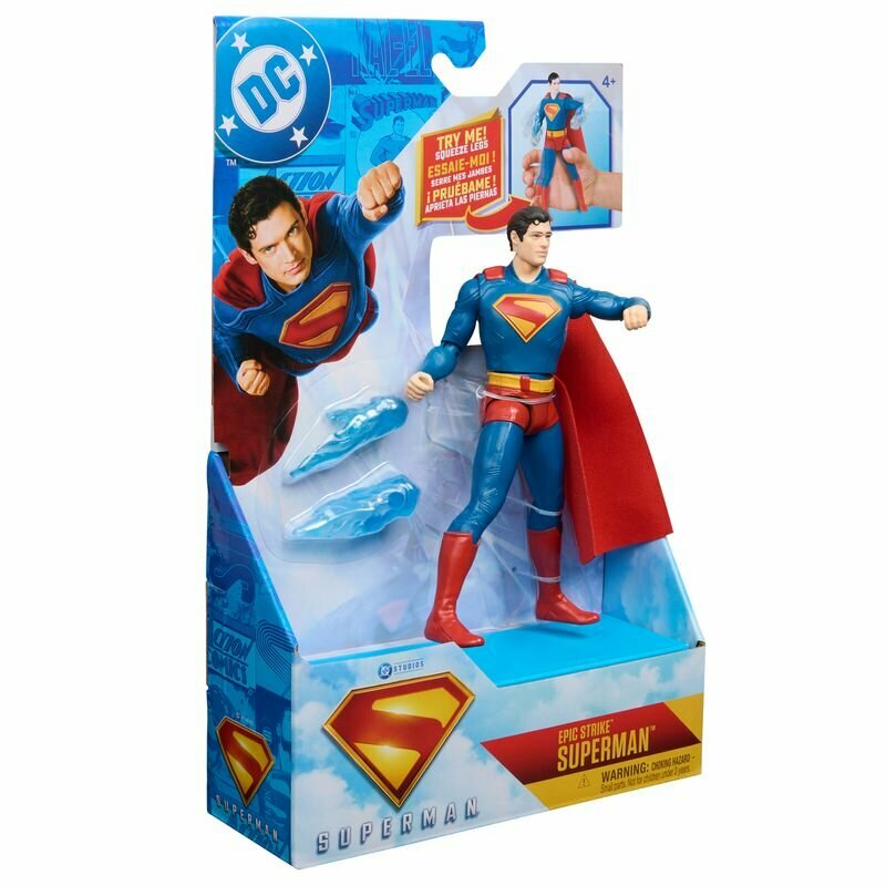 DC Studios Супермен Фигурка Epic Strike Superman 15см — фото 1