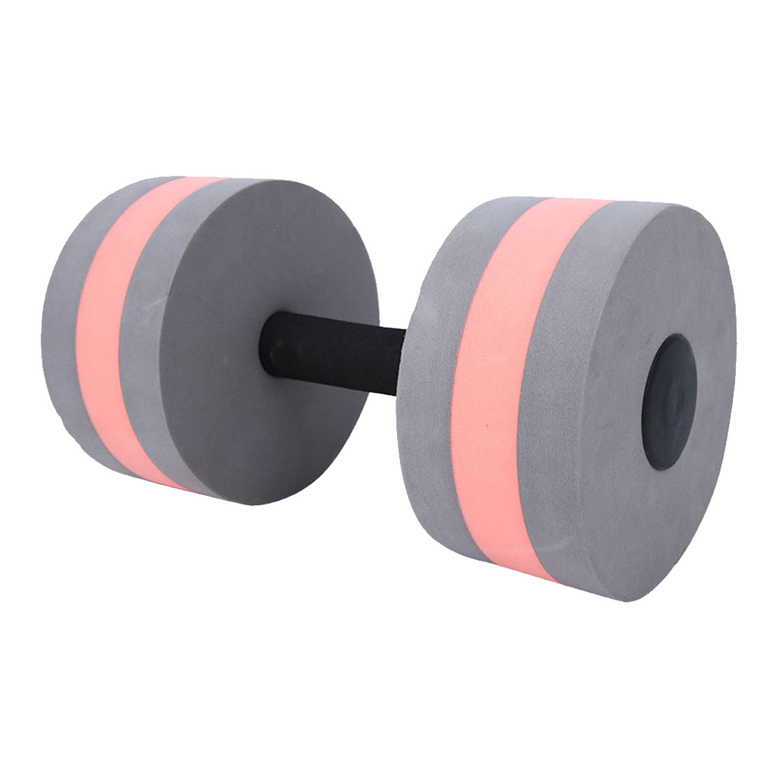 Экологически чистые круглые плавающие гантели из пенопласта для фитнеса (серо-красные).