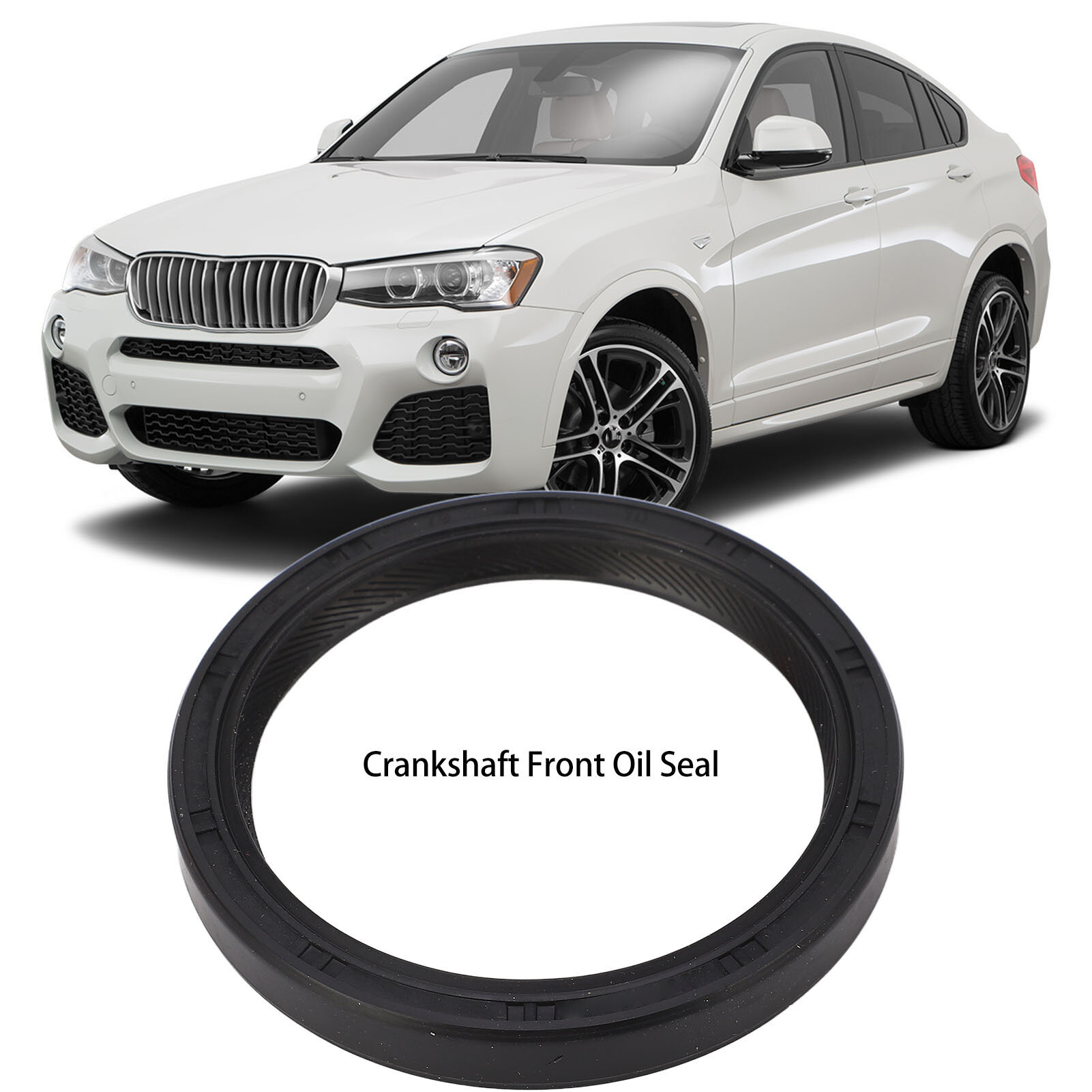 Переднее сальник коленвала 11118618864, надежная герметичная посадка для X1, X3, X4, X5, X6, Z4, E70, E81, E82, бензиновые двигатели 2.0, 2.5, 3.0