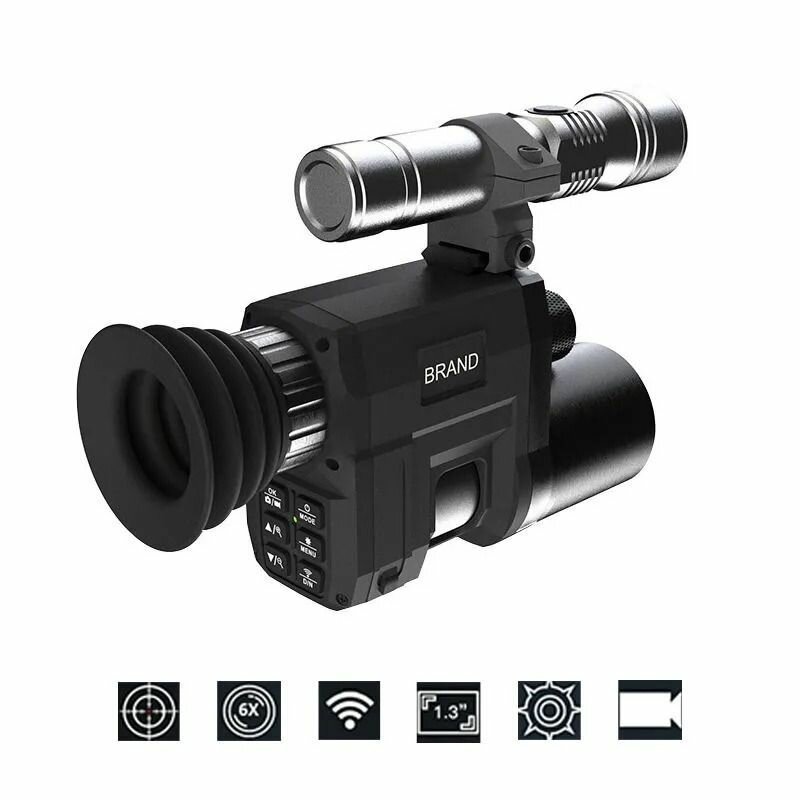 WIFI HD цифровой инфракрасный Монокулярный прибор ночного видения Прицел ночного видения Henbaker для охоты